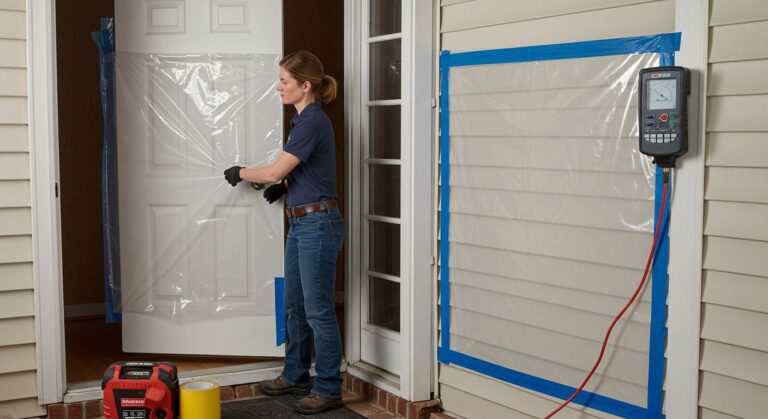 Blower Door Testing - HERS Rating Specialist